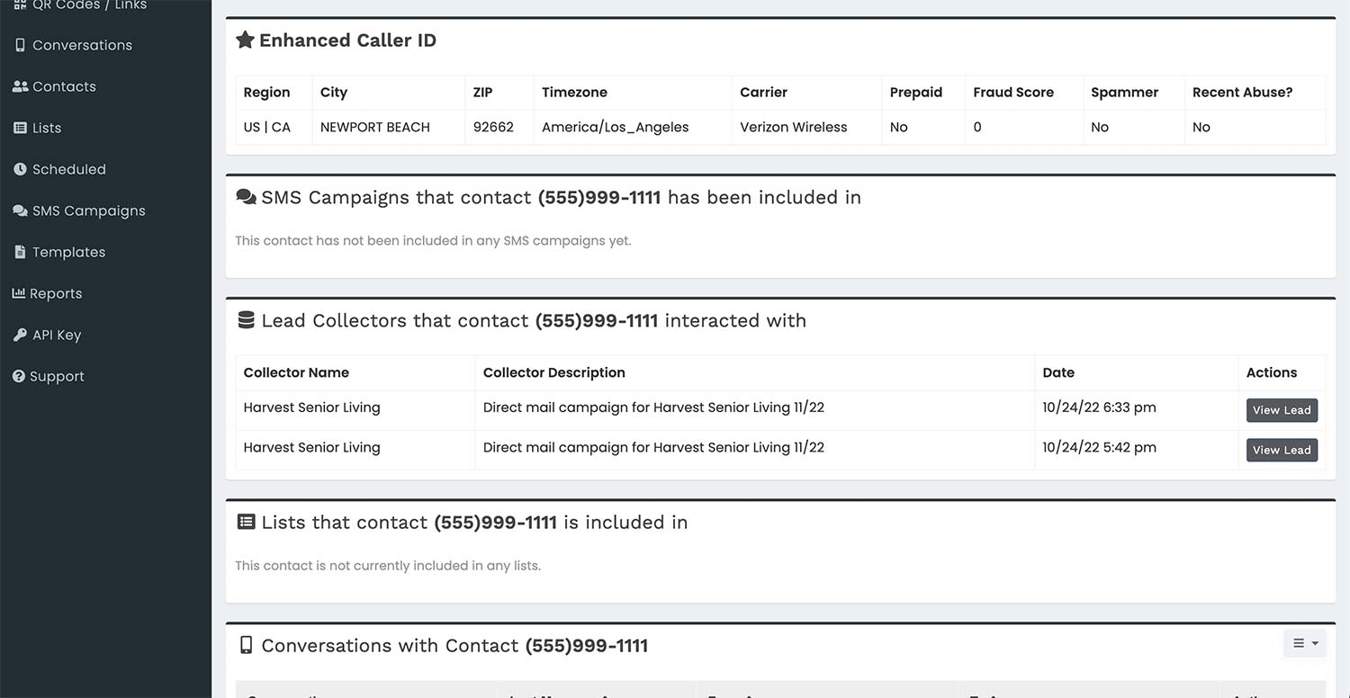 Viewing and Adding a Contact - TextingOnly Viewing and Adding a Contact - TextingOnly